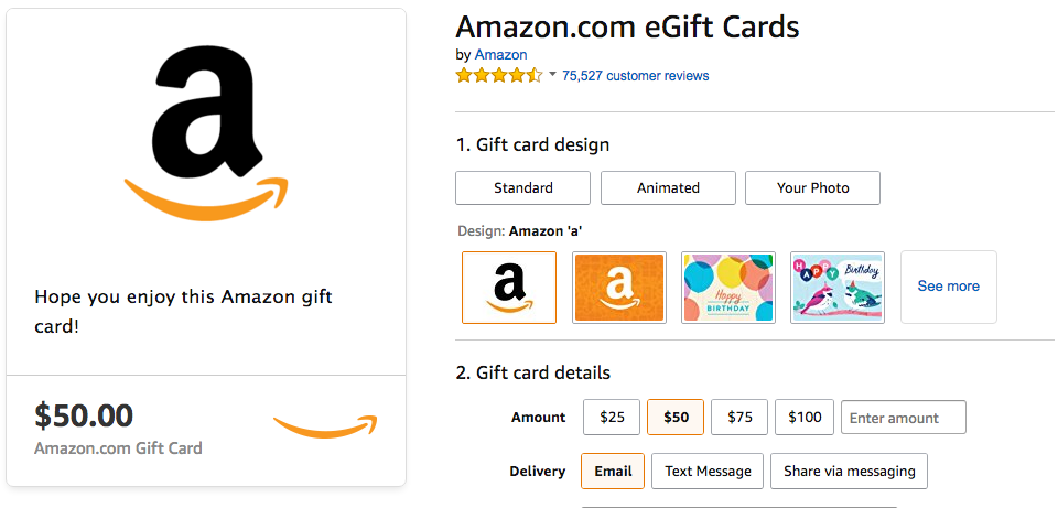 Get a $15 Amazon Credit with a $50 Gift Card Purchase [Targeted ...