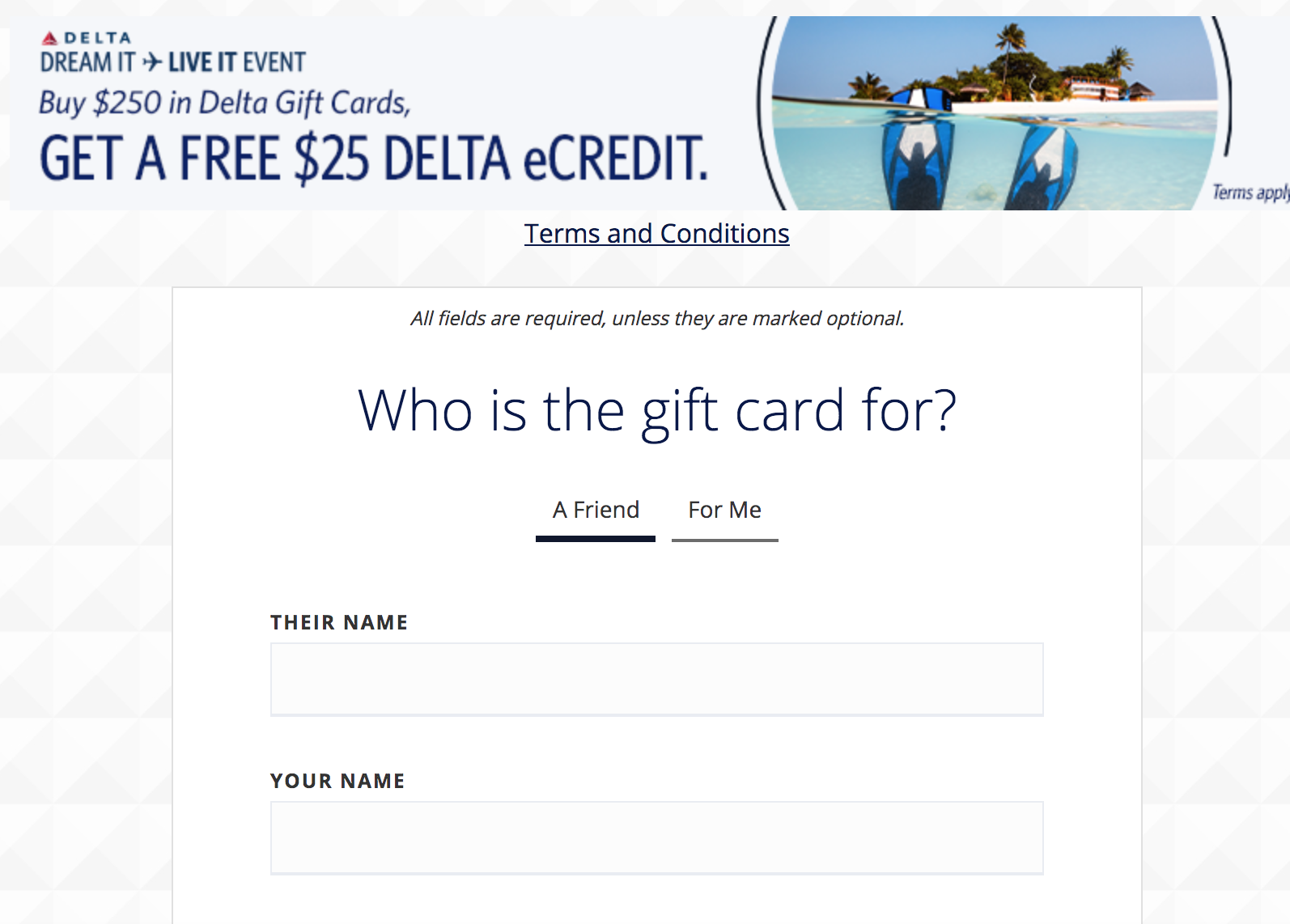 Delta Gift Card Promotion: Free $25 eGift Card - Deals We Like